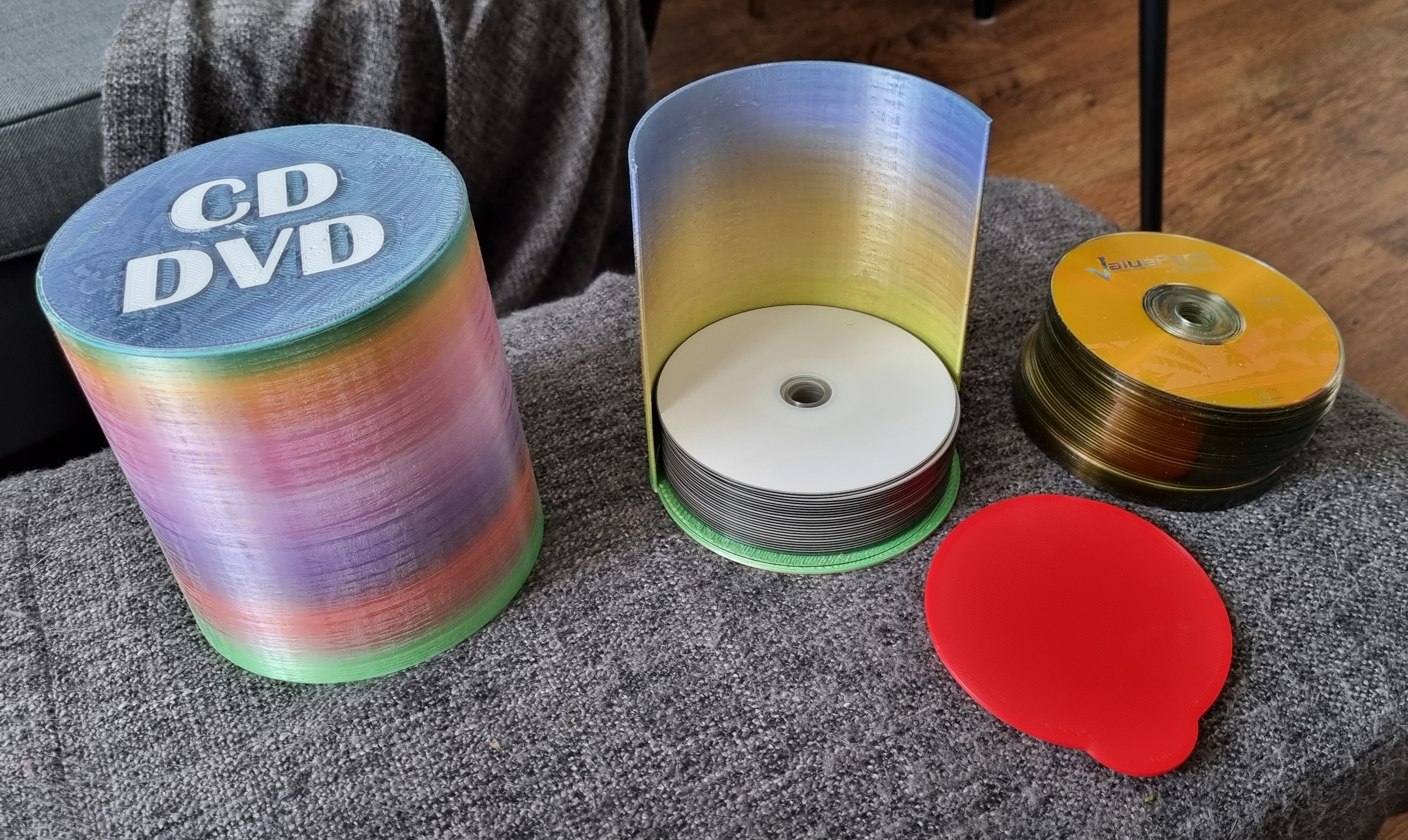 CD-R/DVD-R Holder by Erik Karlsson | Download free STL model ...