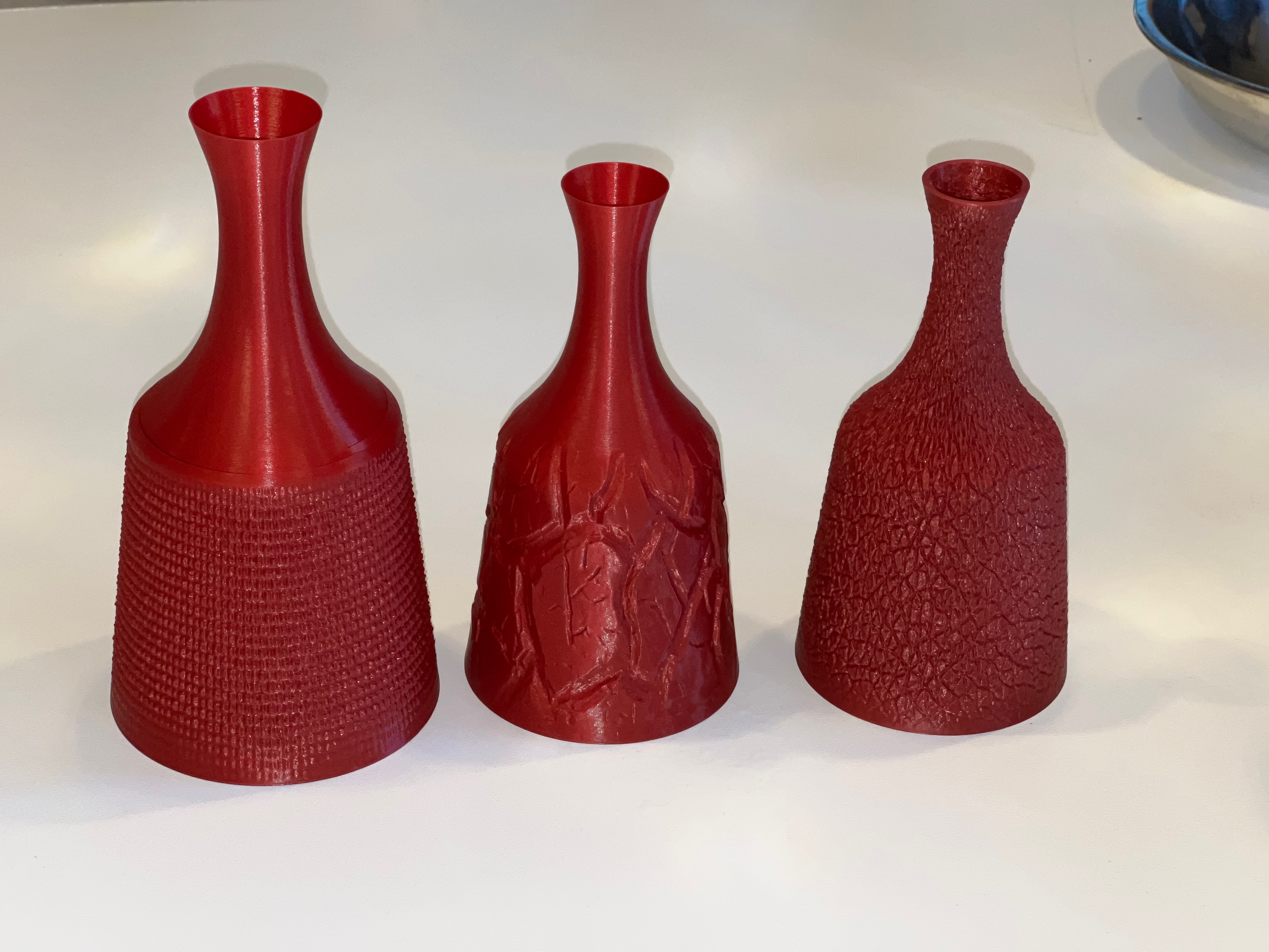 Textured vase made with Blender by Gilles160 | Download free STL model ...