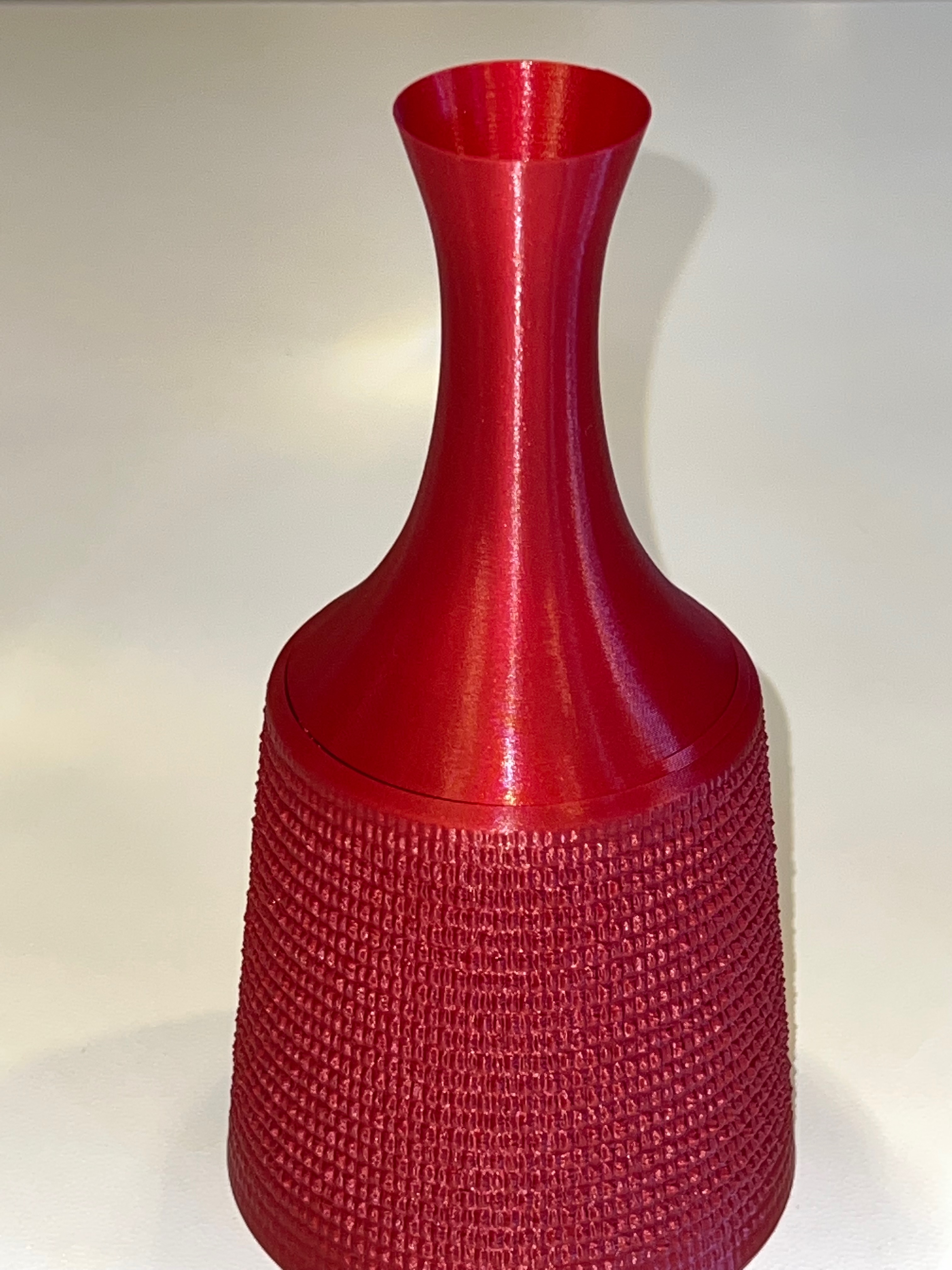 Textured vase made with Blender by Gilles160 | Download free STL model ...