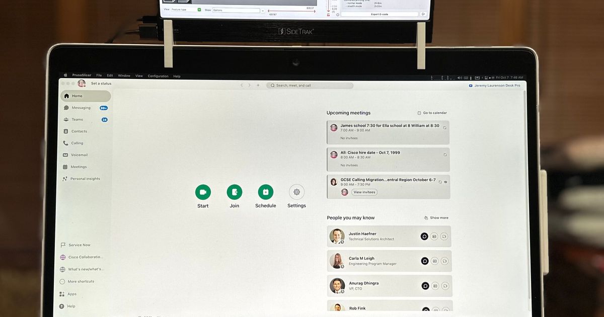 Cisco DeskPro SideTrak Mount by Jeremy Laurenson | Download free STL ...