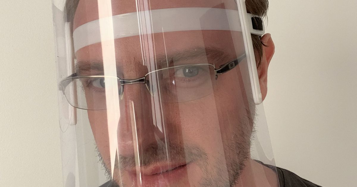 super comfortable & adjustable face shield protection by Seraf_NSS ...