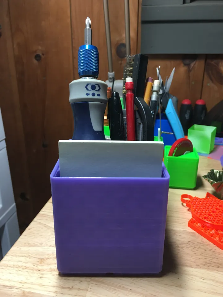 Gridfinity Storage For Post-It Pad, Pen, & Pencil by Brenda | Download ...
