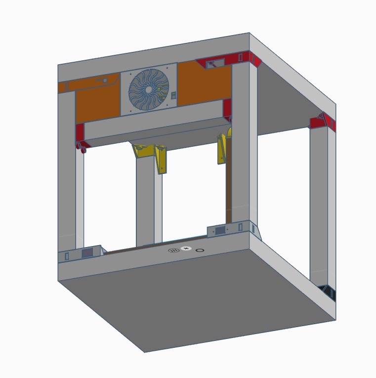 Ikea lack desktop enclosure by aRGiRob | Download free STL model ...