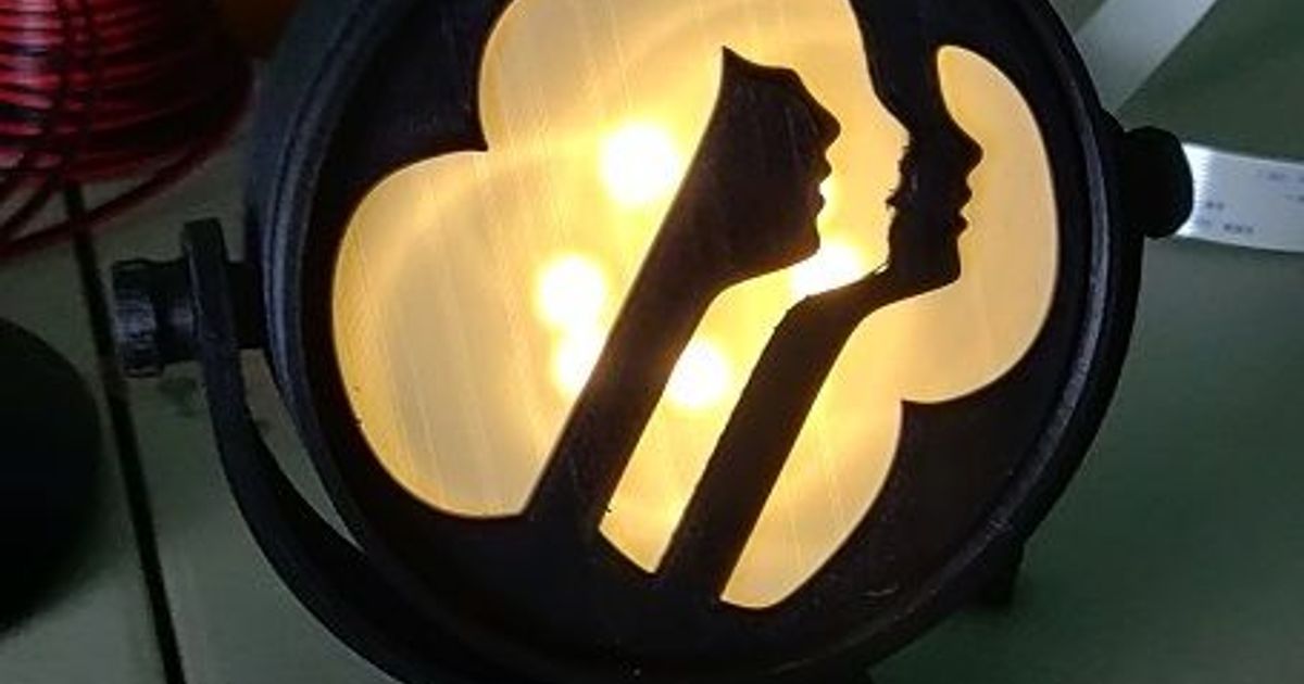 Girl Scout Bat Signal by Andrew Miller | Download free STL model ...