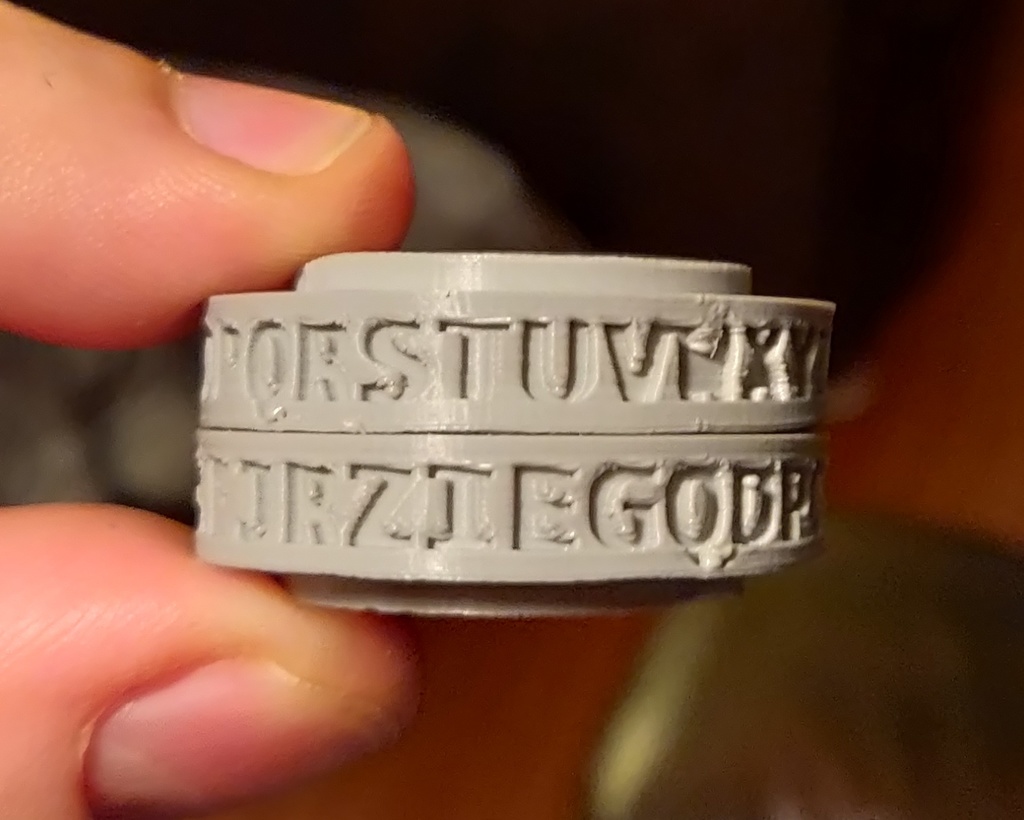 Decoder Ring by Andrew Miller | Download free STL model | Printables.com