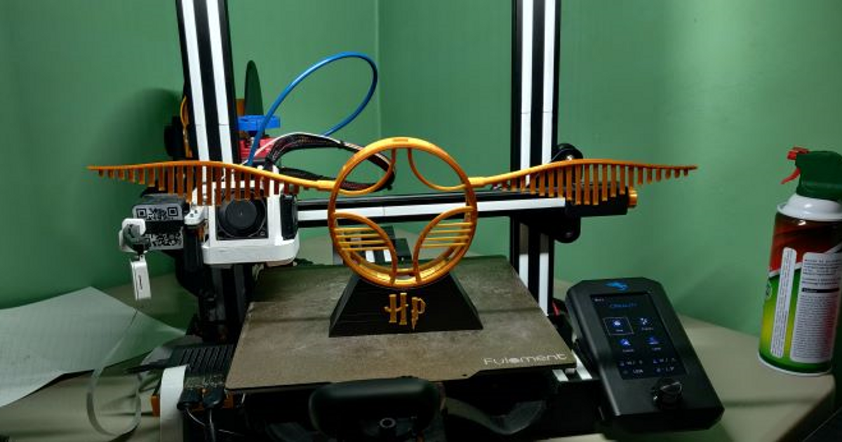 Golden Snitch Echo Dot v3 Stand by Andrew Miller | Download free STL ...