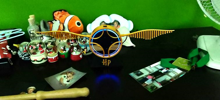 Golden Snitch Echo Dot v3 Stand by Andrew Miller | Download free STL ...