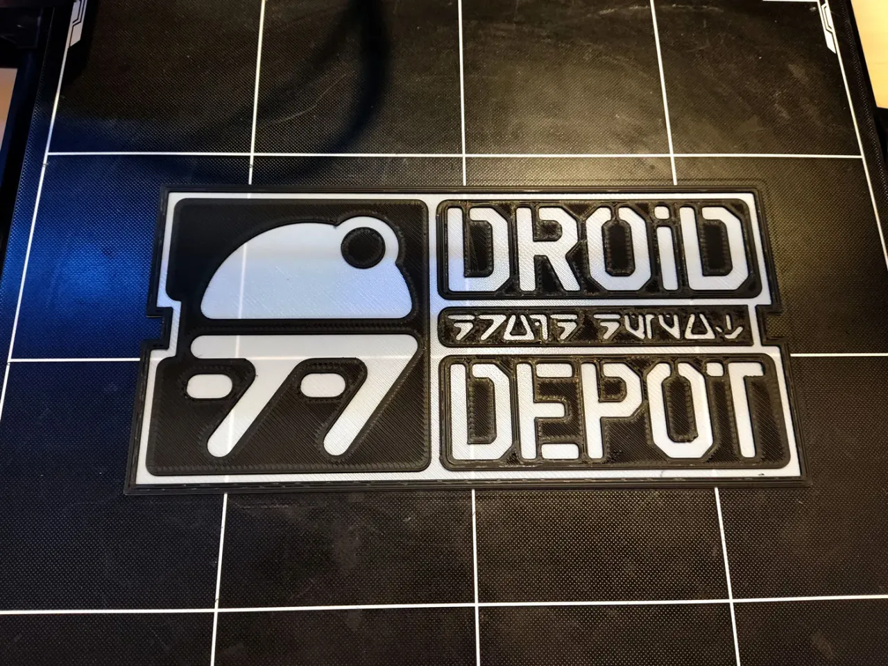 Droid Depot LED Sign by soy8bit | Download free STL model | Printables.com