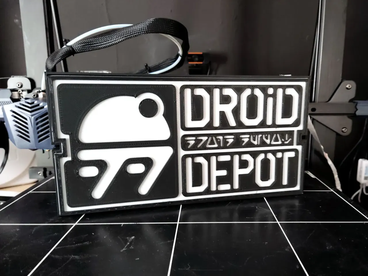 Droid Depot LED Sign by soy8bit | Download free STL model | Printables.com