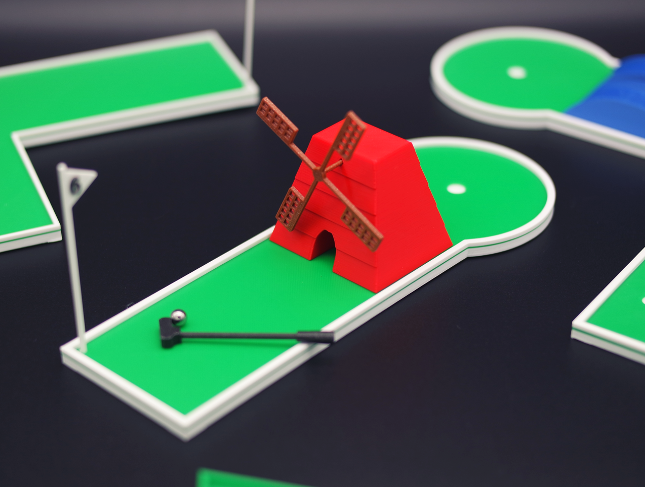 Table Minigolf (Par 6) by Nils Kal | Download free STL model ...