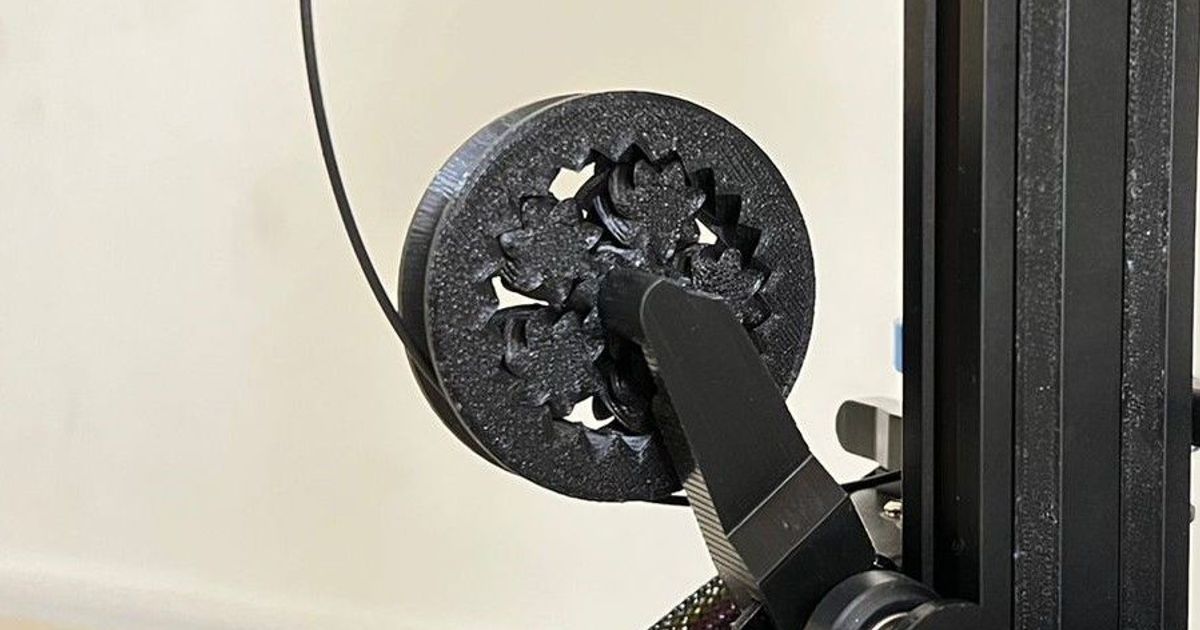 Ender 3 V2 Star Filament Guide by Ahmad | Download free STL model ...