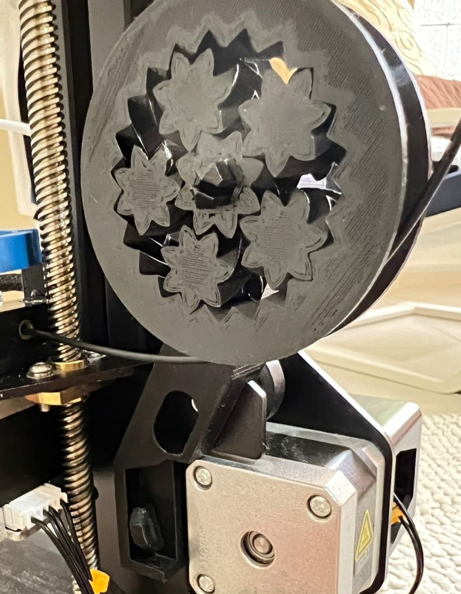 Ender 3 V2 Star Filament Guide by Ahmad | Download free STL model ...