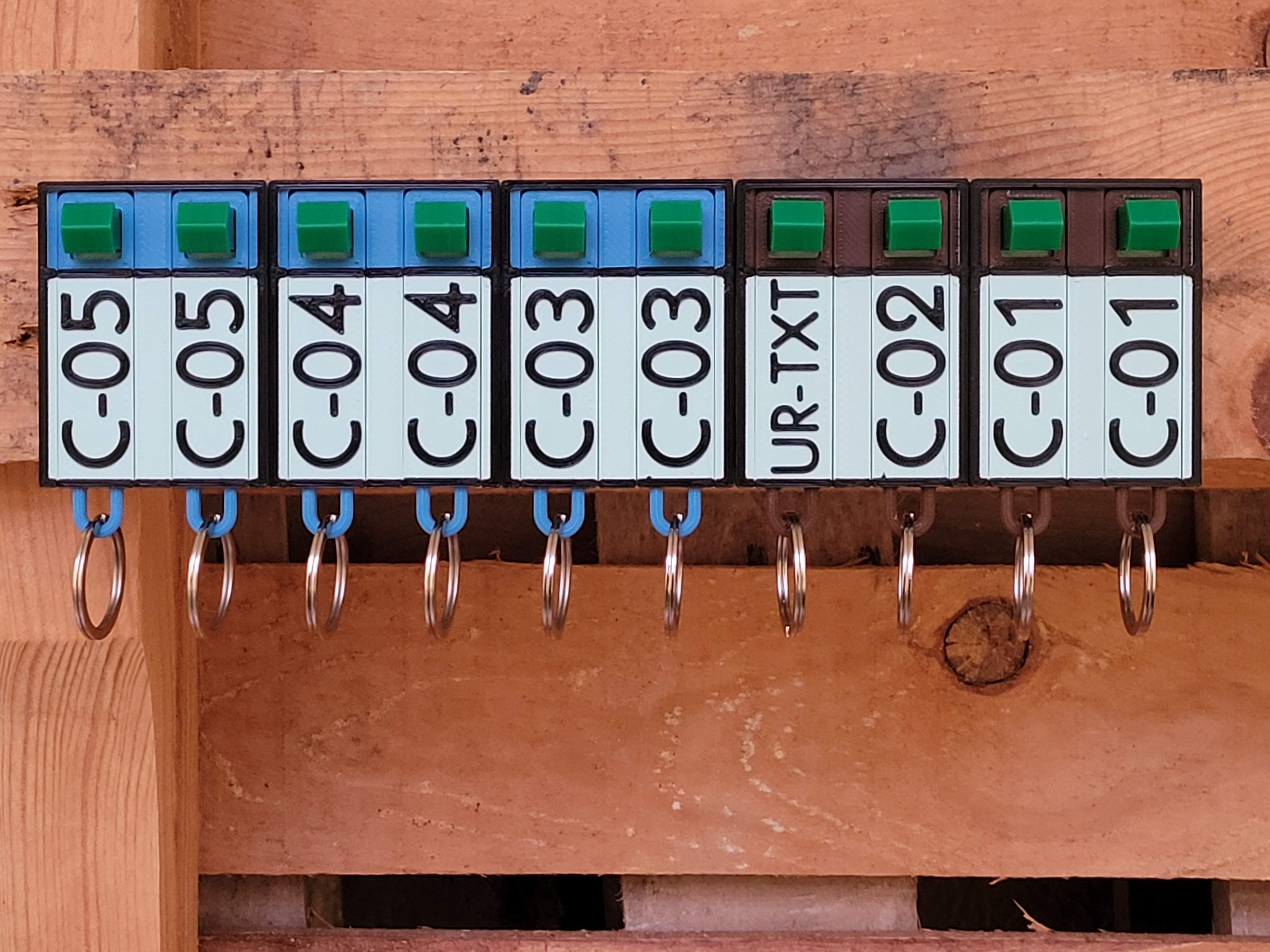 Modular Key hanger - Parametric Text - No MMU - V1 by Olo Deepdelver ...