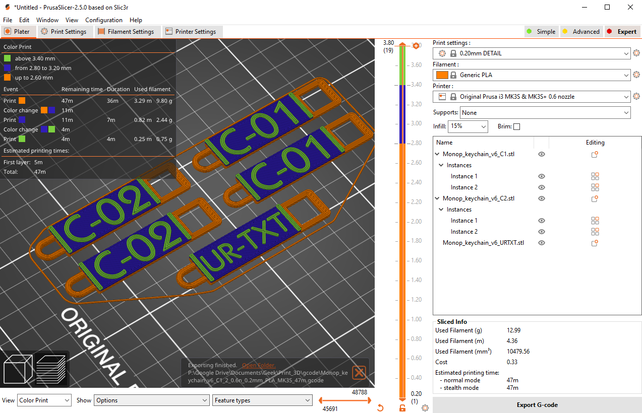 Modular Key hanger - Parametric Text - No MMU - V1 by Olo Deepdelver ...