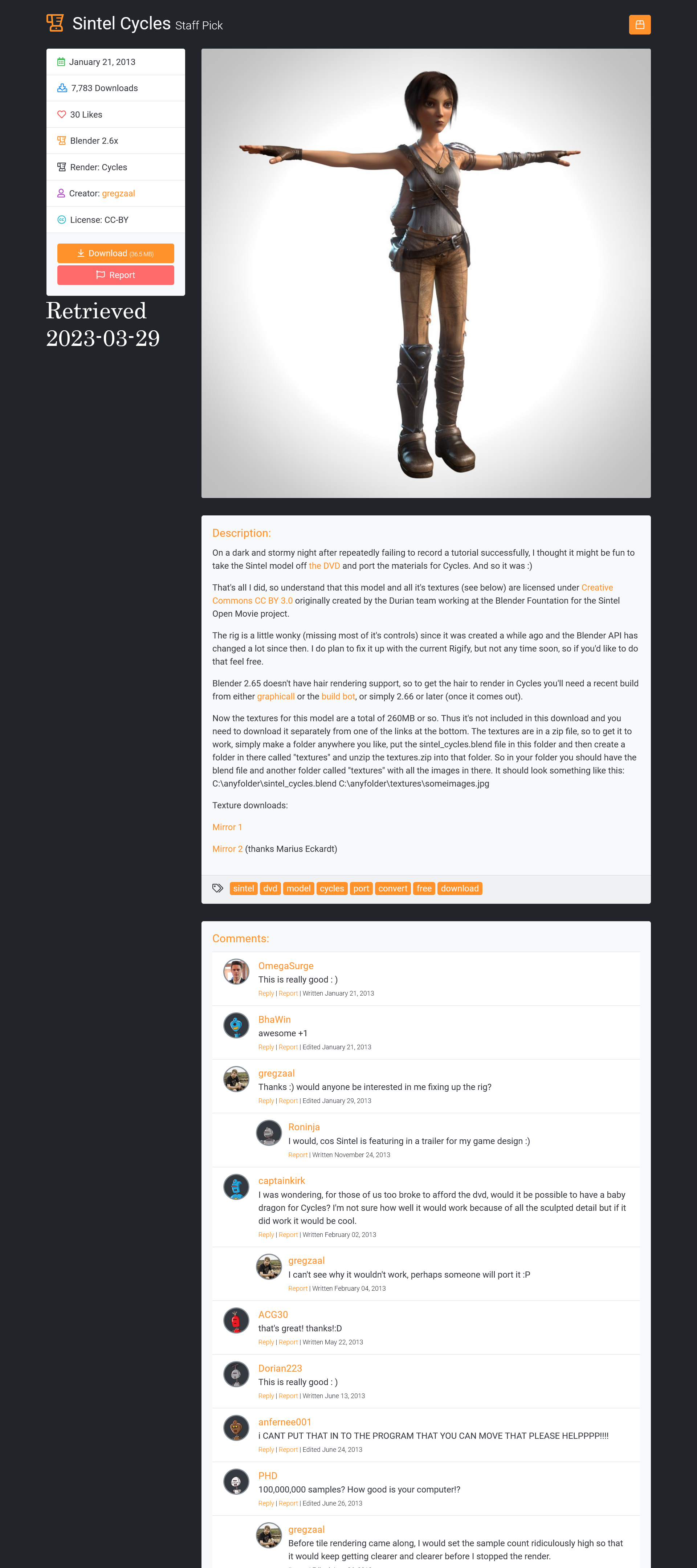 Sintel Cycles by Books | Download free STL model | Printables.com