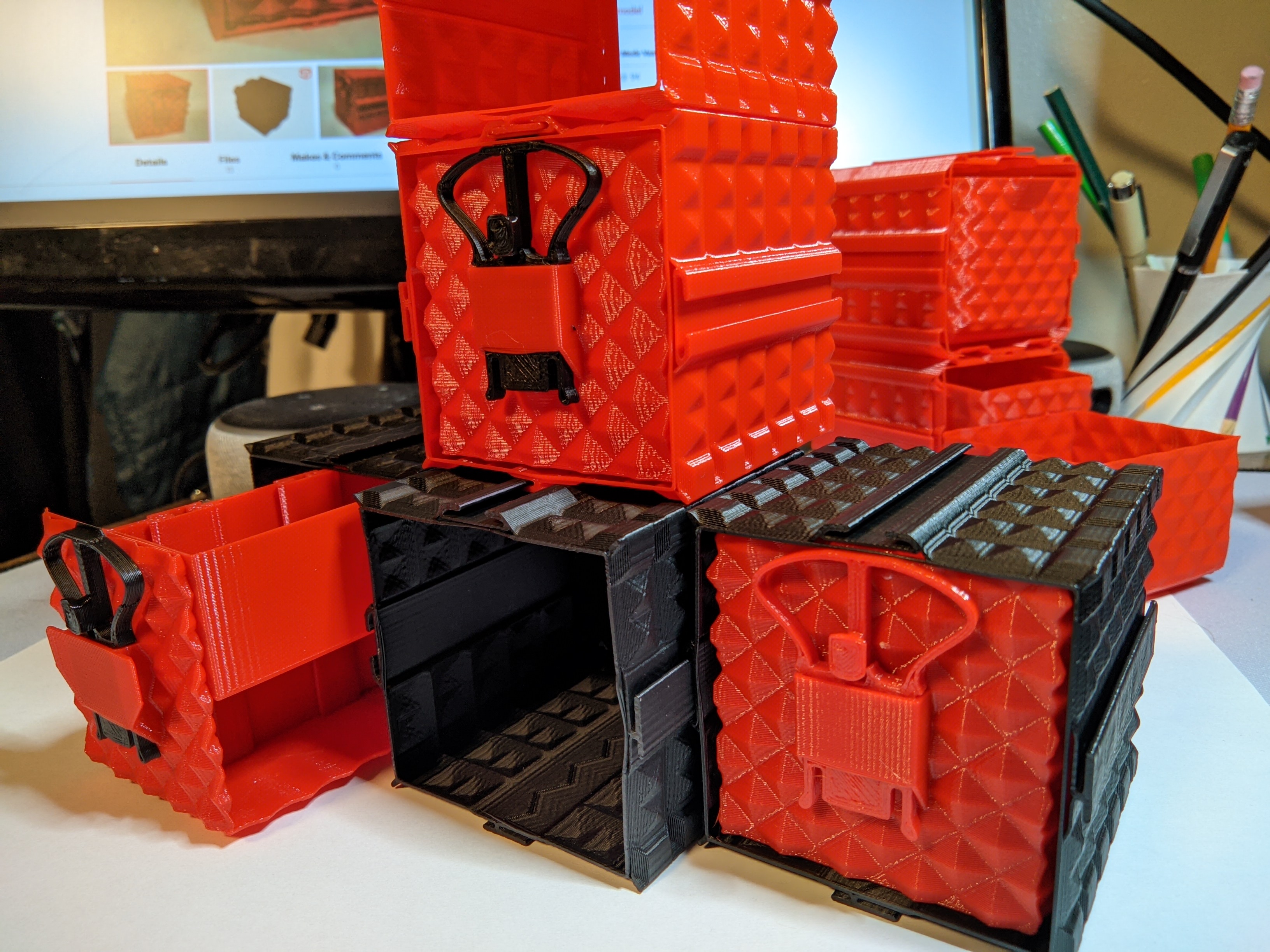 Latch Modular Drawers - Vase Mode by aamott | Download free STL model ...