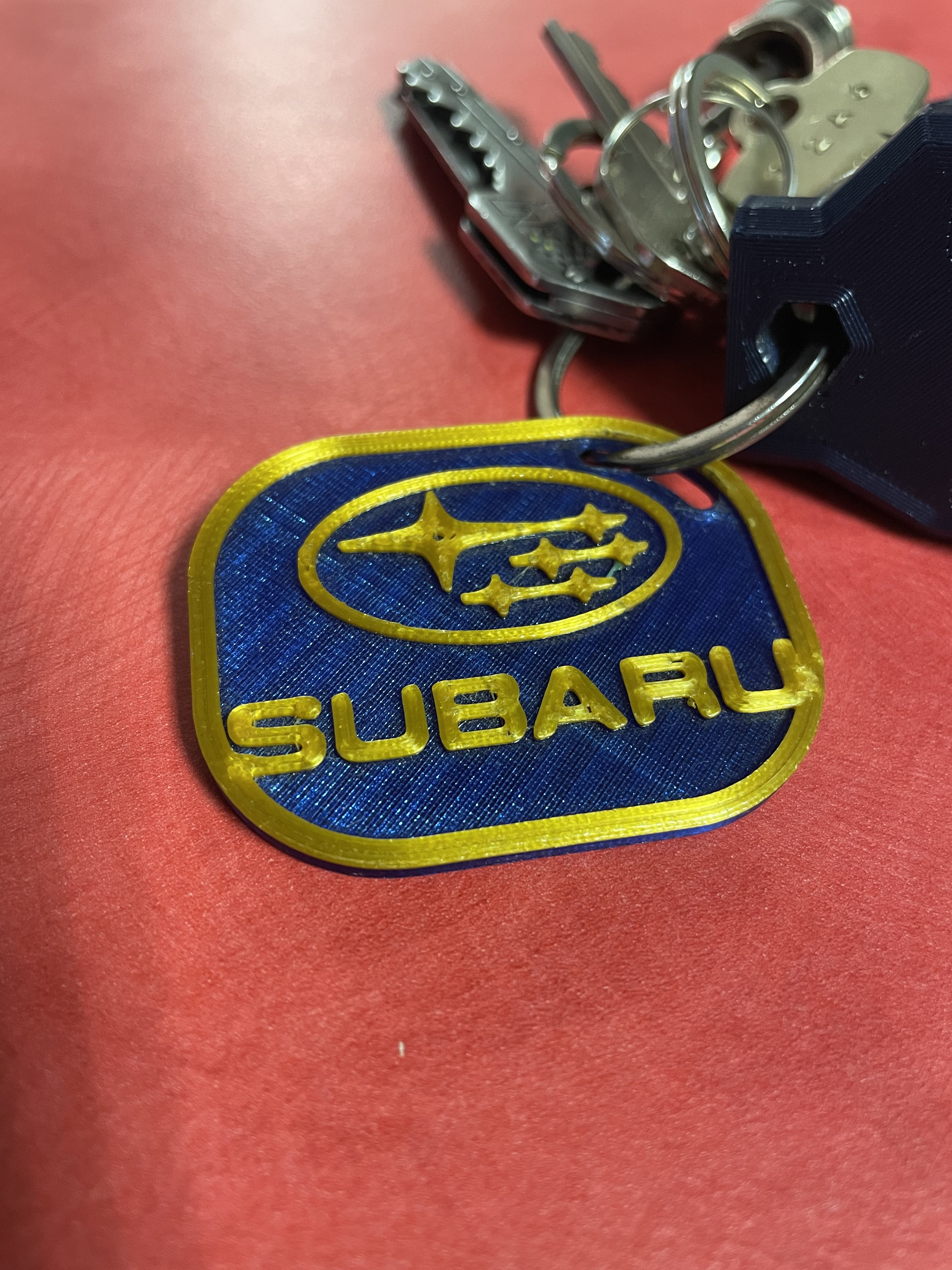 Subaru Logo Keychain by Jay_Smack_Em | Download free STL model ...