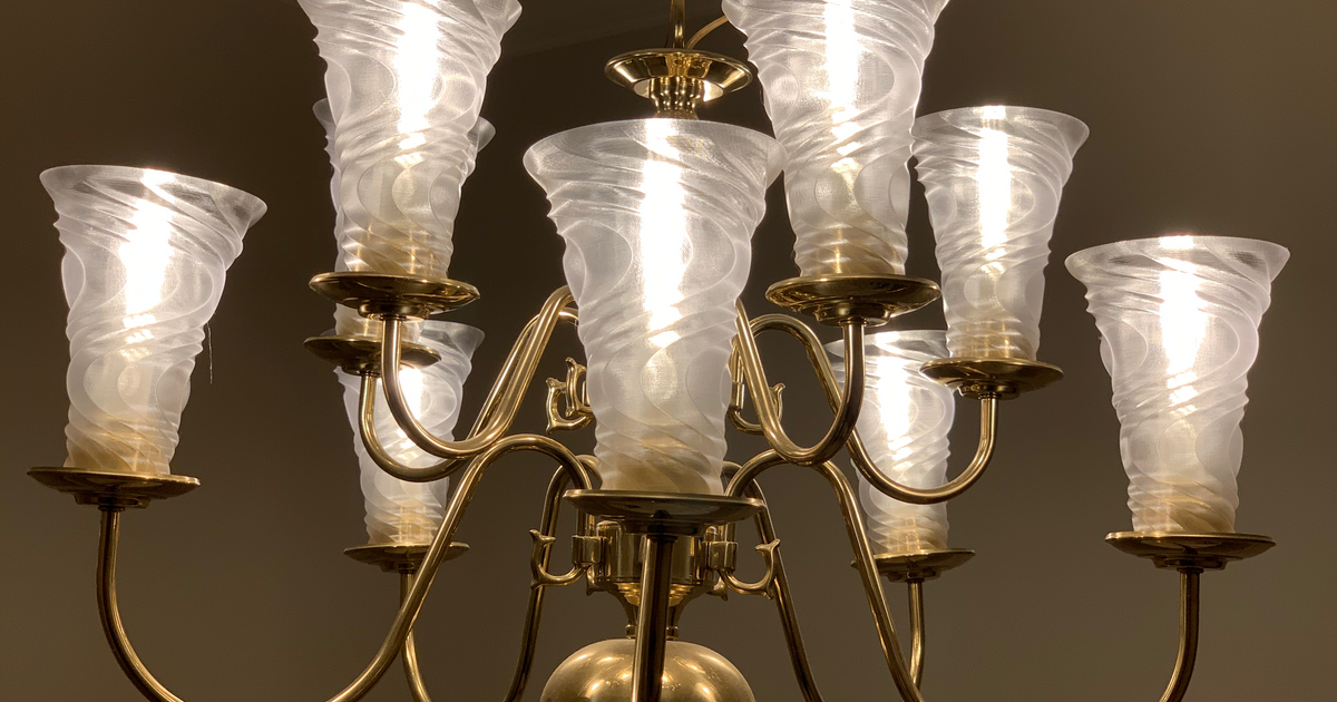 Double Twist Light Shade by Rikkers | Download free STL model ...