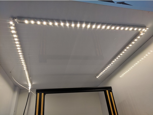 Led strip wall mounts by The Printing Pilot | Download free STL model ...