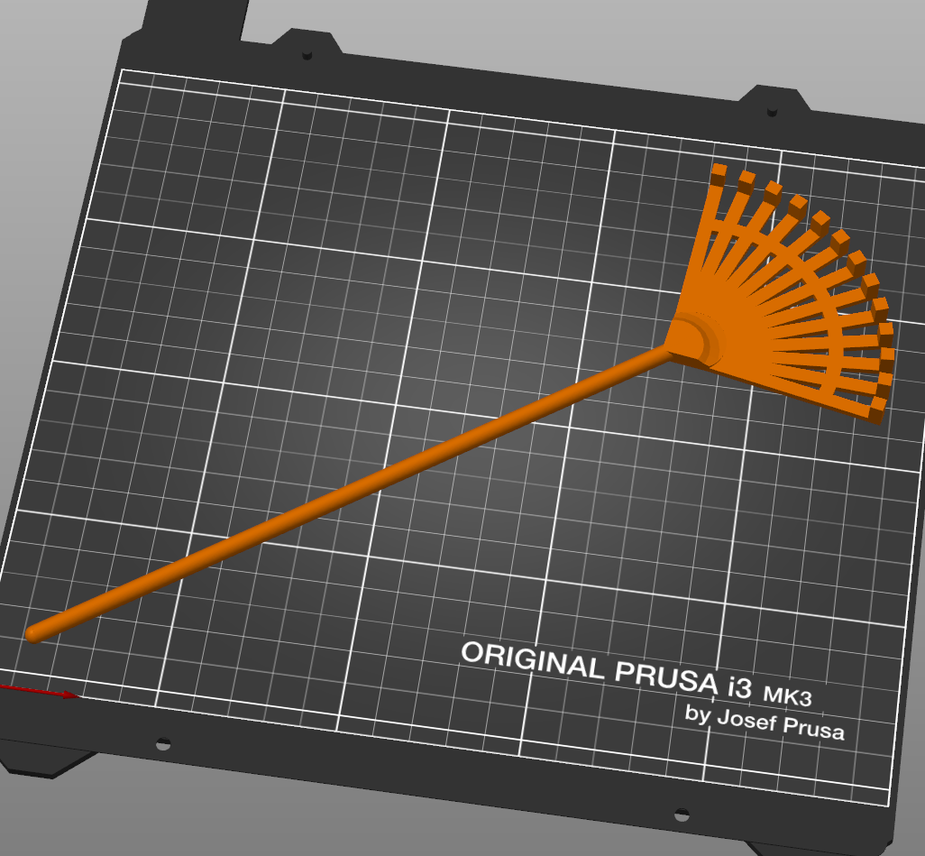 🧹 26cm Printer Rake w/ extender by Triple G Workshop | Download free ...