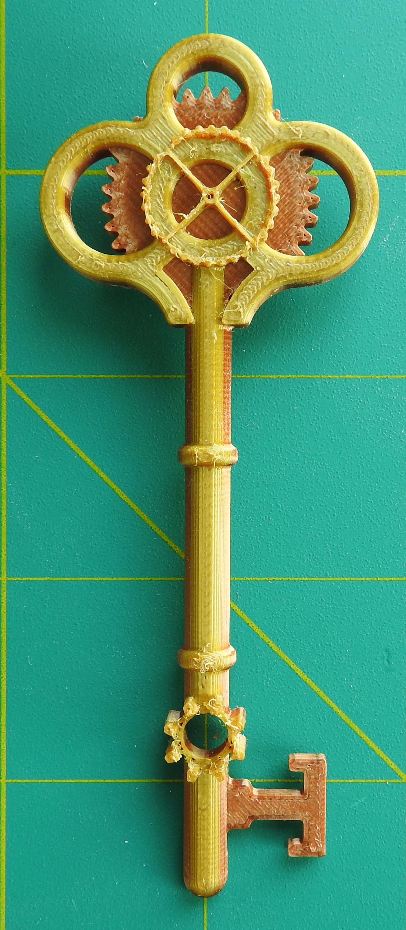 Steampunk Key Pin by Ozzy The Artist | Download free STL model ...