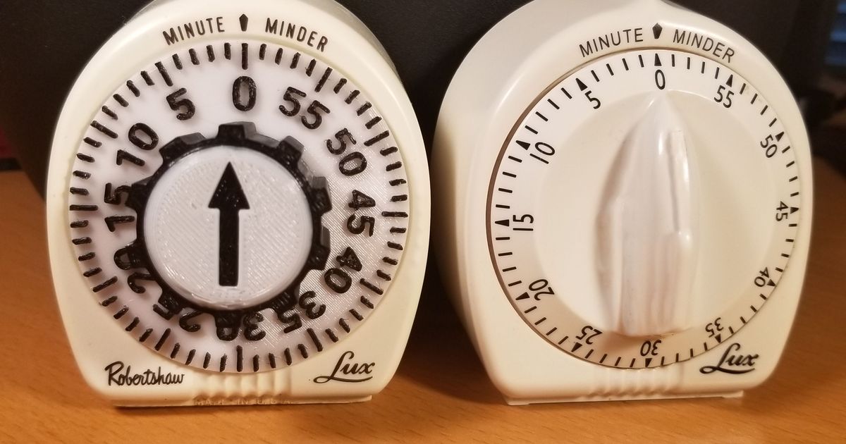 Knob for LUX Timer by Will Harry | Download free STL model | Printables.com