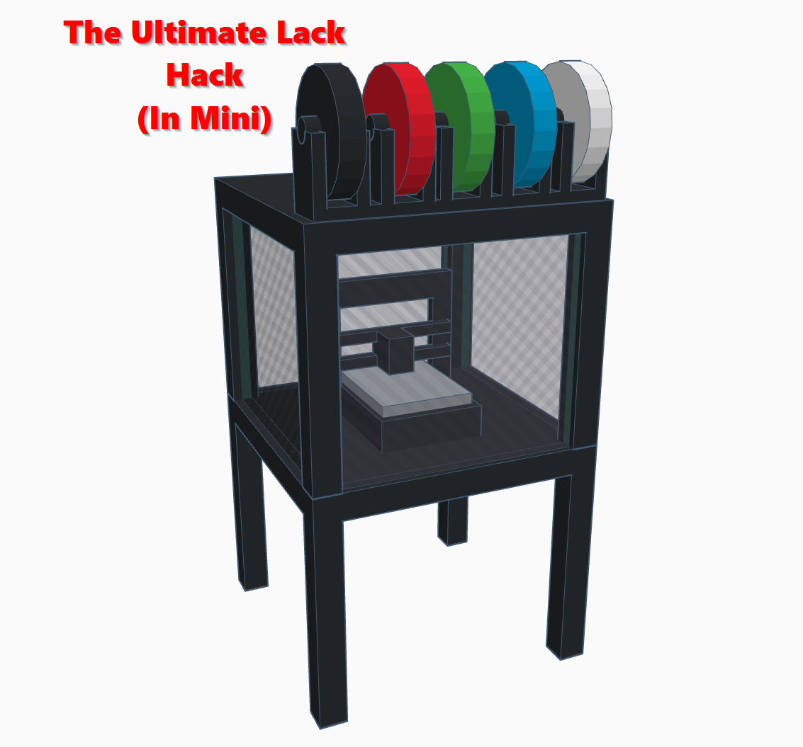 Mini Ikea Lack Enclosure by Se9n | Download free STL model | Printables.com