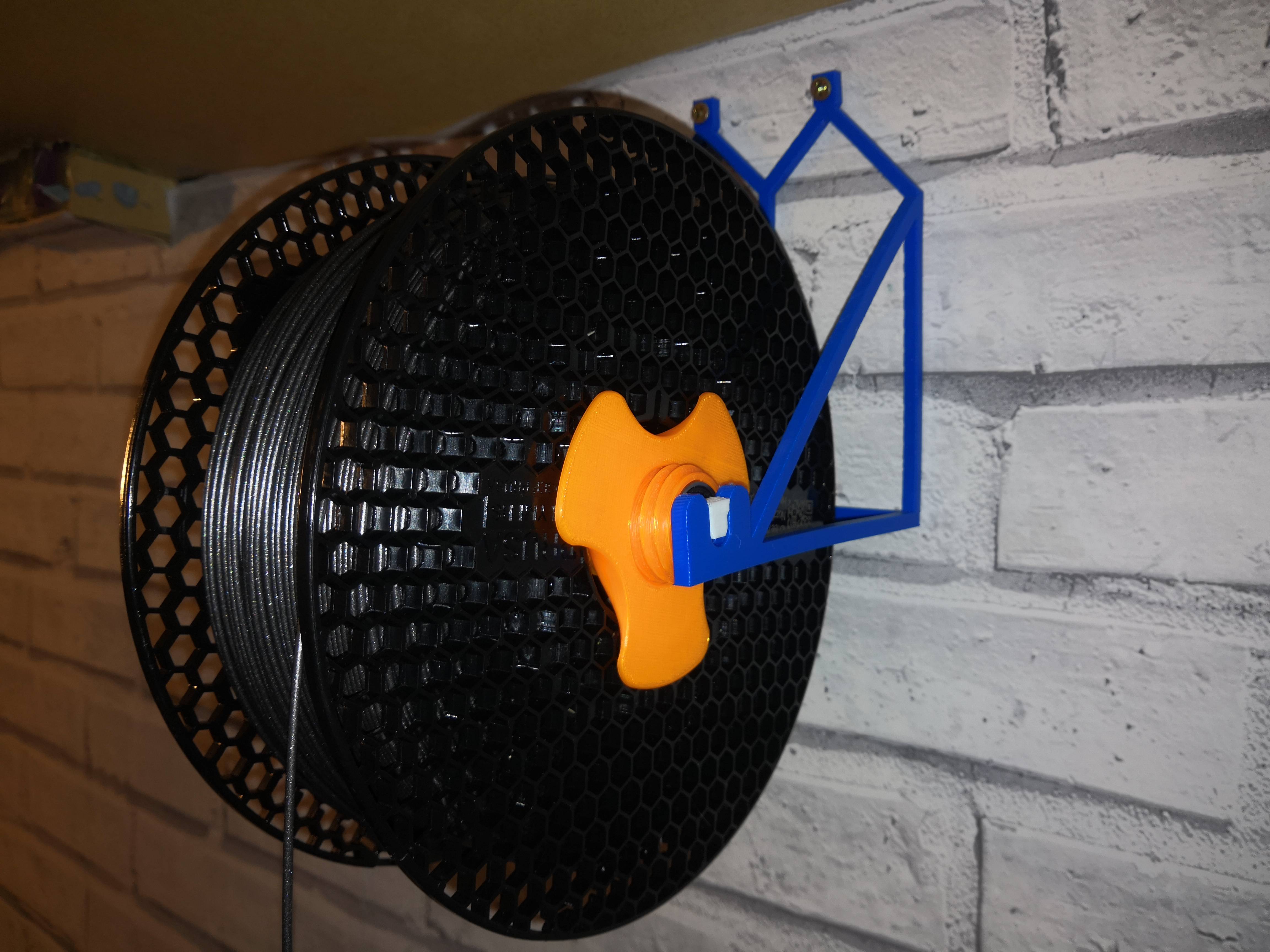 Spool Holder for auto-rewind, Wall mounted by bmsleight | Download free ...