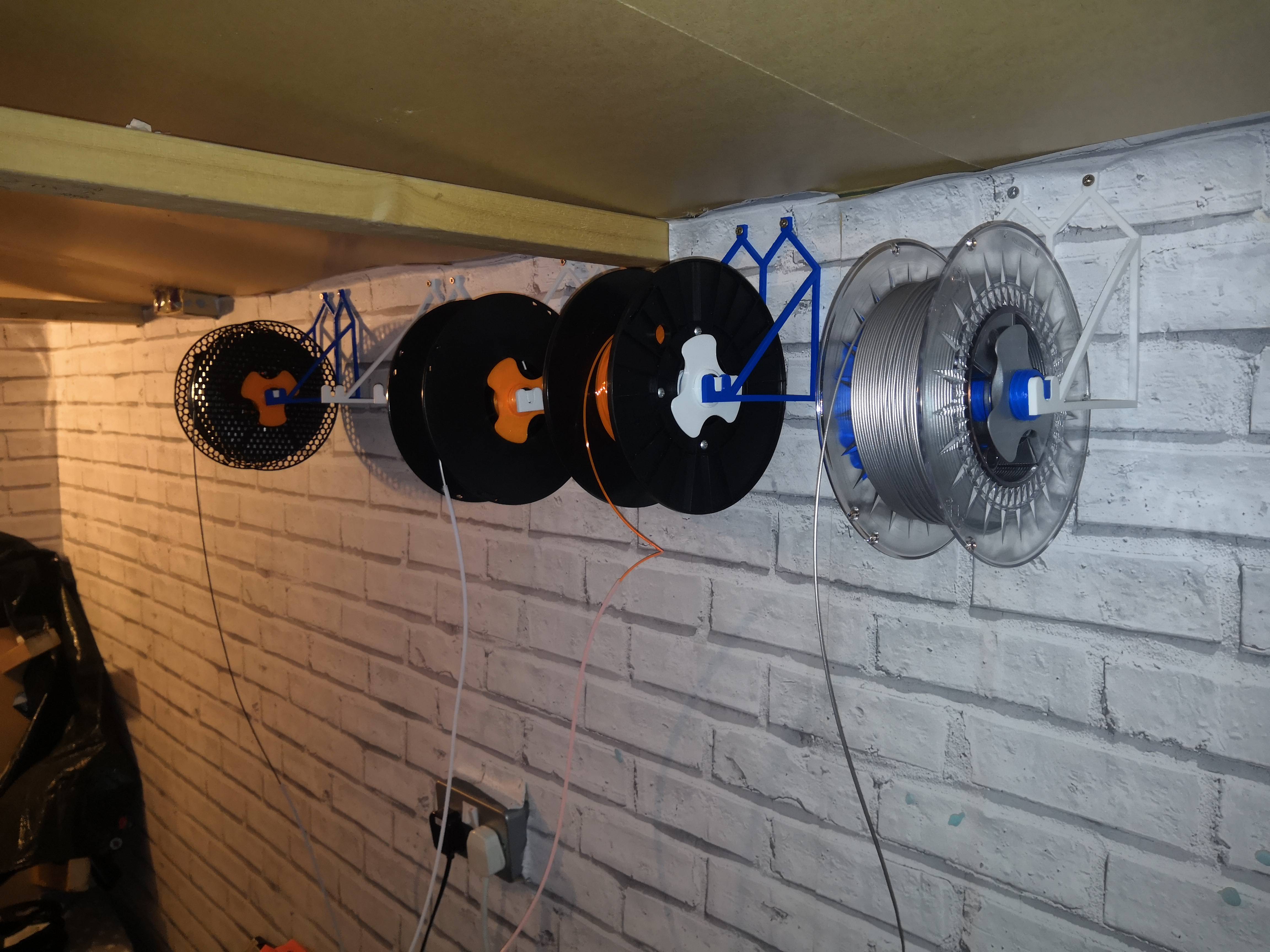 Spool Holder for auto-rewind, Wall mounted by bmsleight | Download free ...