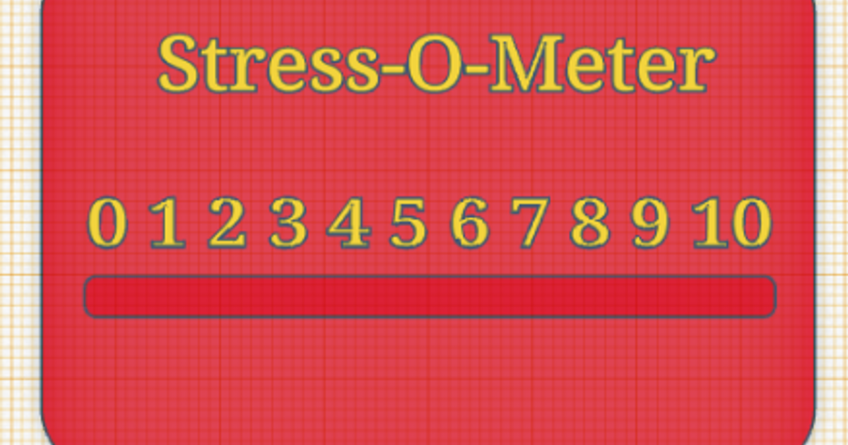 Stress-O-Meter (Centered Alignment) by MadSciSlack | Download free STL model | Printables.com