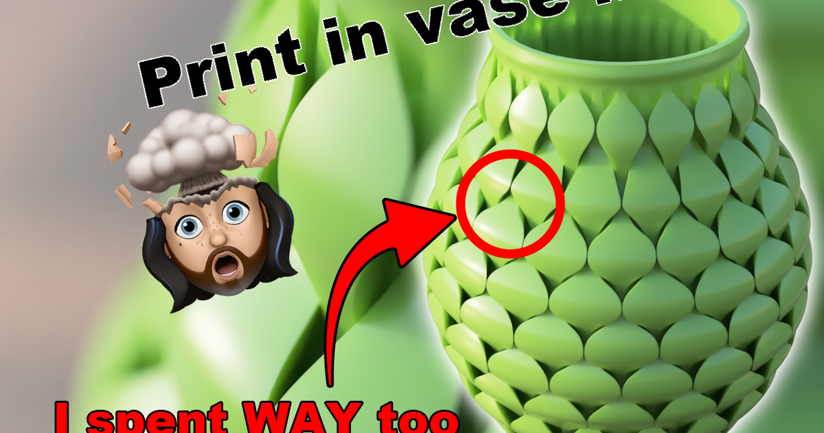 A *slightly* Overengineered Olpe Vase by nat_a_cyborg | Download free ...