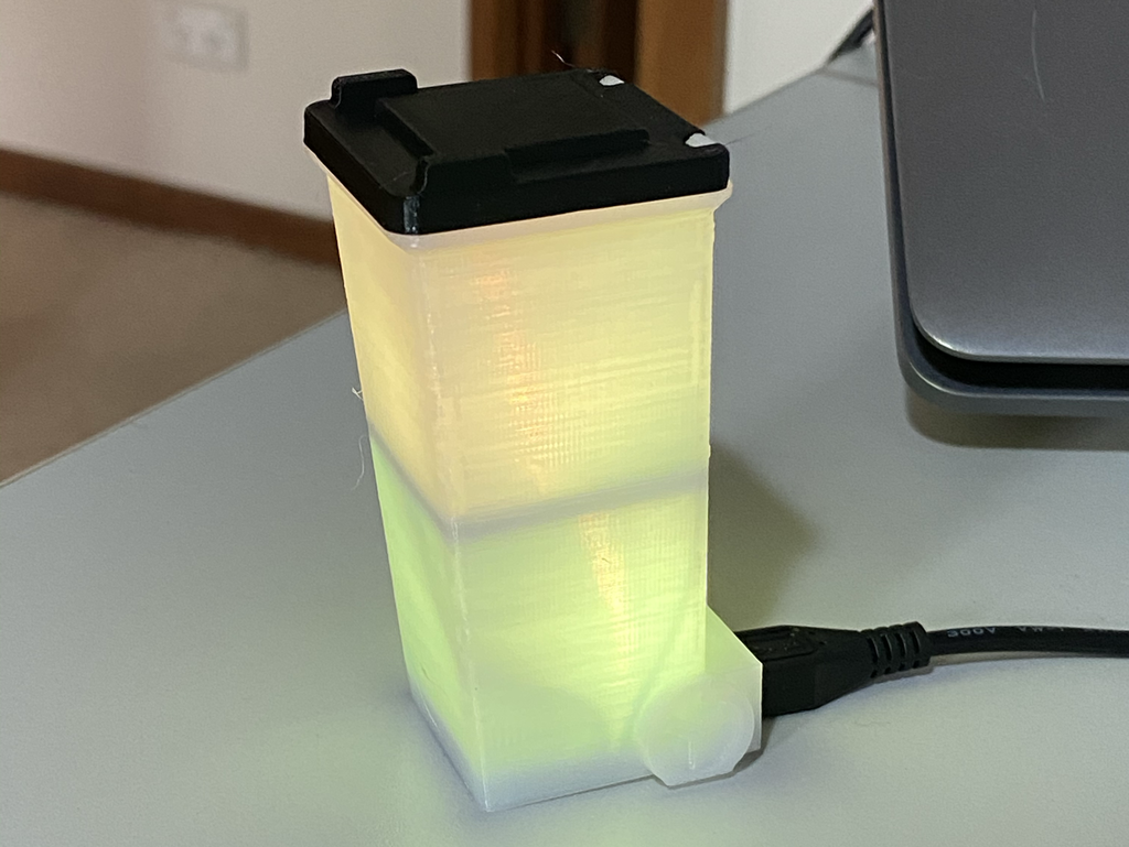 RGB Wheelie Bin Reminder Lamp by Plankto | Download free STL model ...
