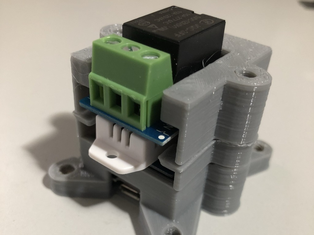 Wemos Mini Modular Case Relay and DHT by Plankto | Download free STL ...