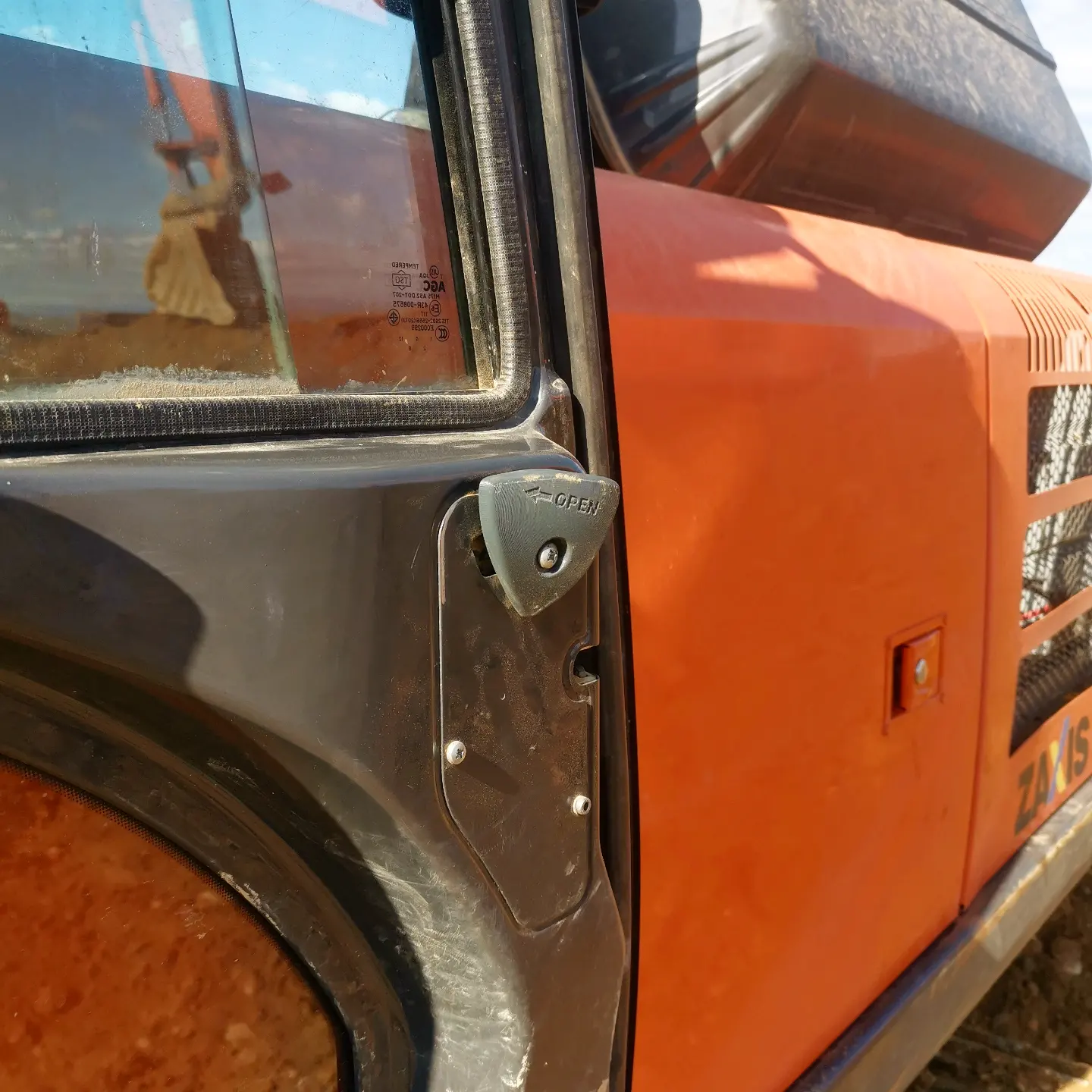 Hitachi Excavator Interior cab door handle by TJC_3dprinting | Download free STL model ...