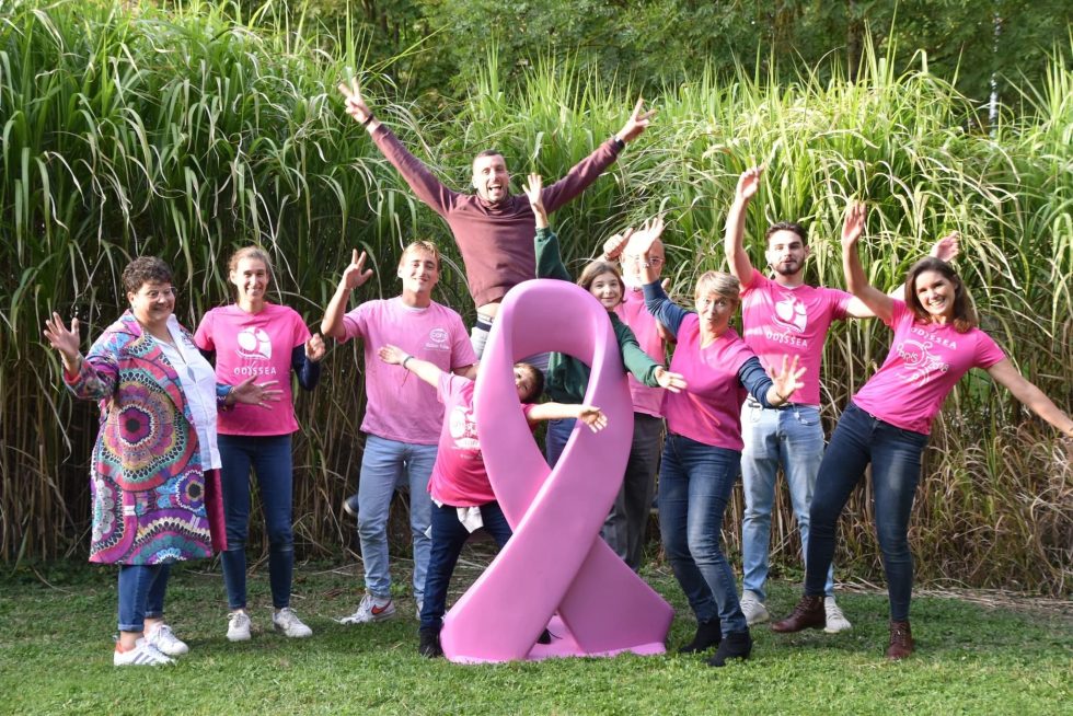 Pink ruban October by visiere solidaire fundraising by Cosmyx ...