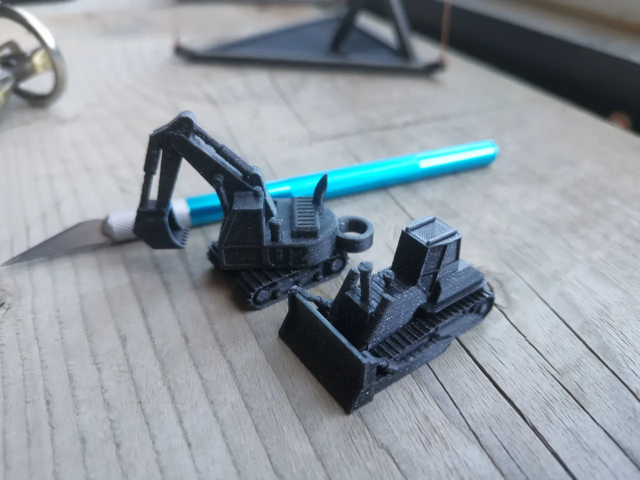 Mini Bulldozer key chain by TJC_3dprinting | Download free STL model ...