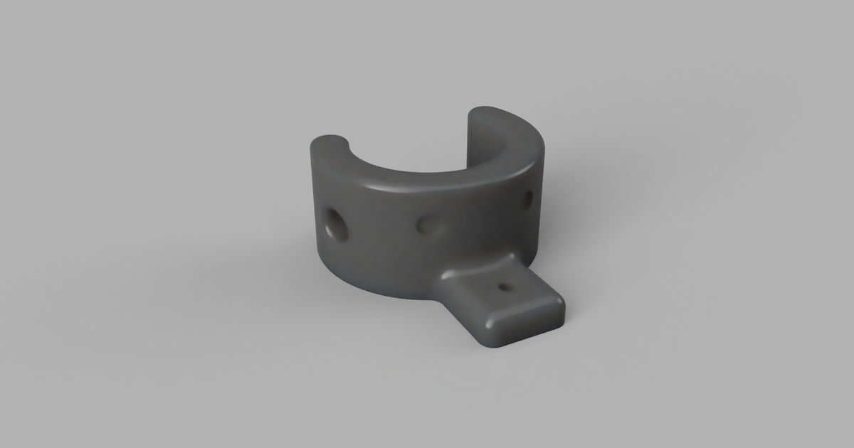 Conduit end holder by mikeeg | Download free STL model | Printables.com