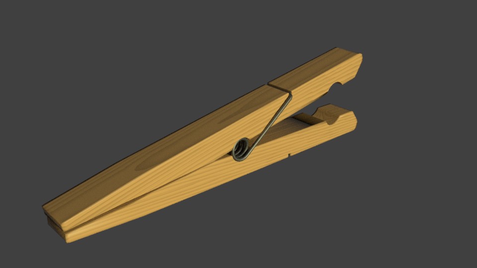 Clothes Peg by Books | Download free STL model | Printables.com