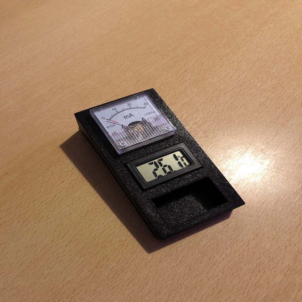 50W Co2 Laser Ammeter and dual temperature display case by davidm84 ...