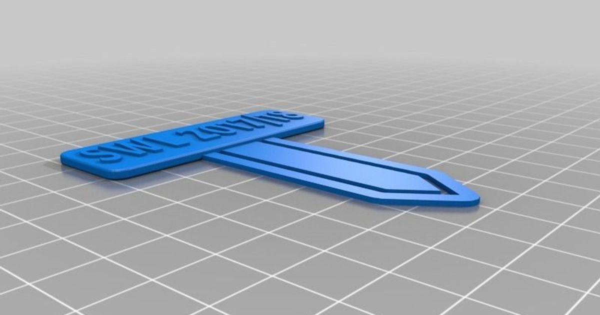 SWL2017bookmark by Waltermixxx | Download free STL model | Printables.com