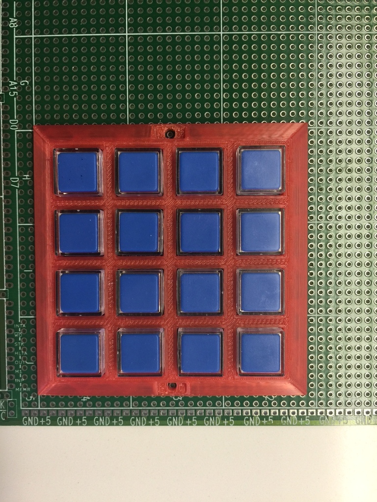 Keypad Matrix 12mm tac switch matrix by Waltermixxx | Download free STL ...