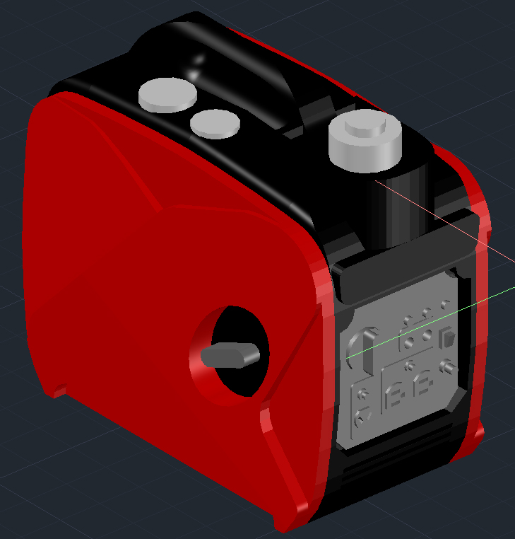 multi scale portable generator by Nevets | Download free STL model ...