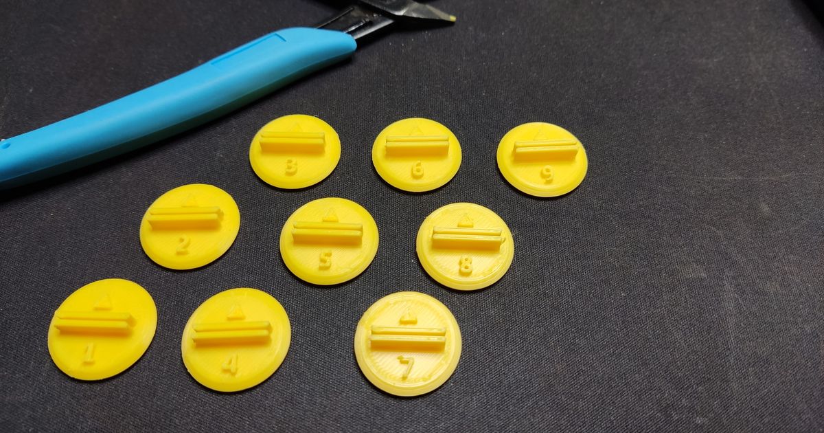 Paper miniature bases (Any TTRPG) by LinvuS | Download free STL model ...