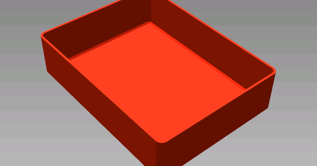 Thick Tray by gleonard3 | Download free STL model | Printables.com
