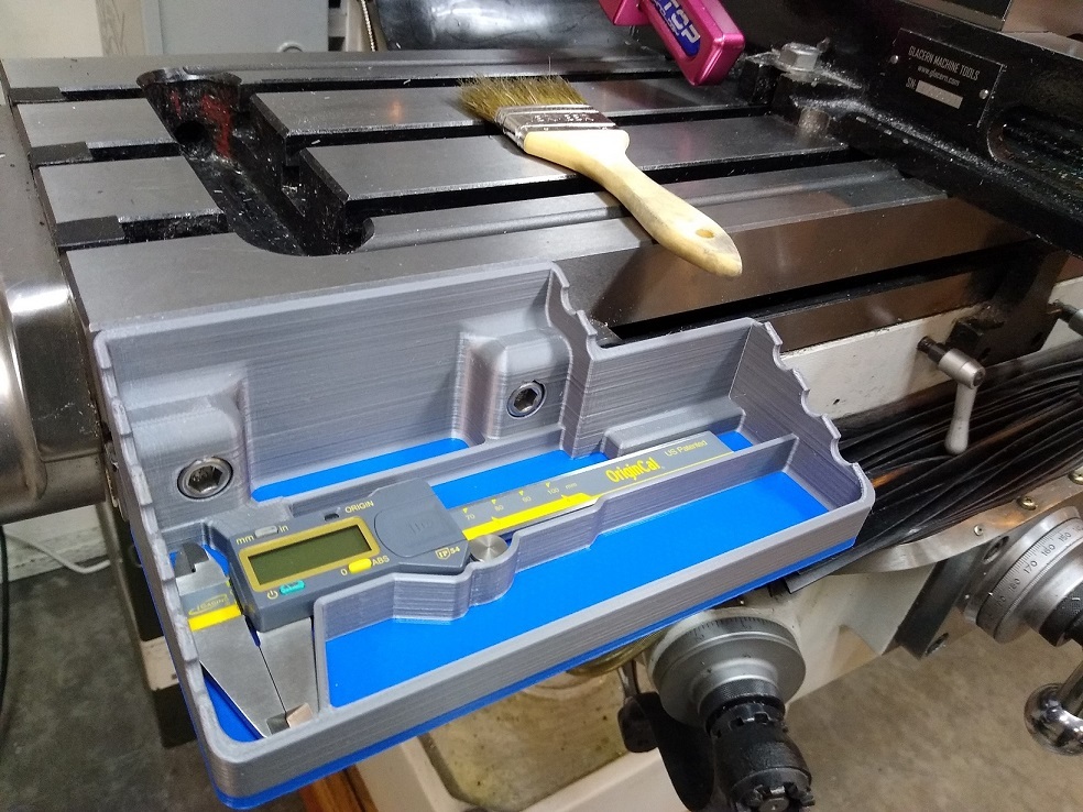 Mill Table Parts Tray Left Side, by Ken226 | Download free STL model ...