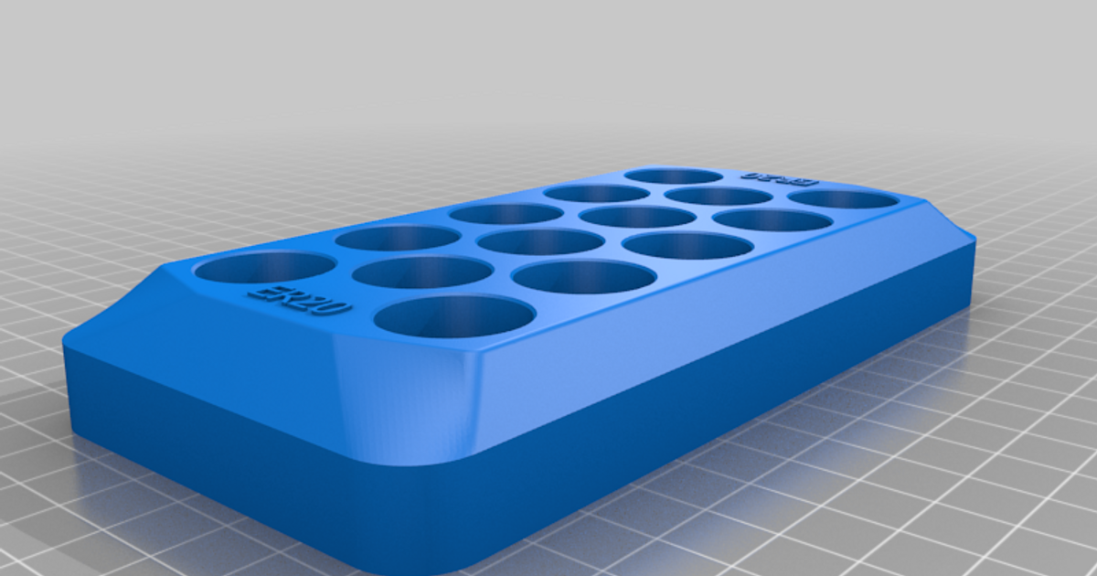 ER20 Collet Rack by Ken226 | Download free STL model | Printables.com