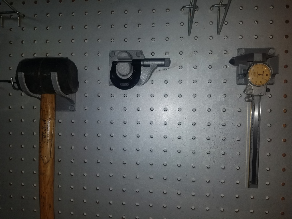 Pegboard Rubber Mallet Holder by Ken226 | Download free STL model ...
