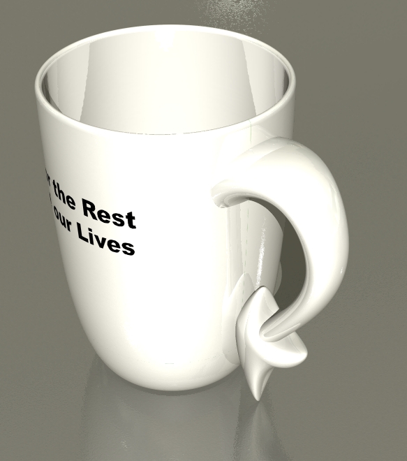 MUG DEVIL TAIL BISTRO STYLE by handell | Download free STL model ...