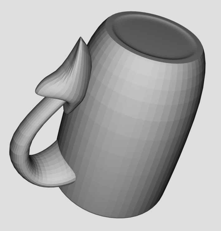 MUG DEVIL TAIL BISTRO STYLE by handell | Download free STL model ...