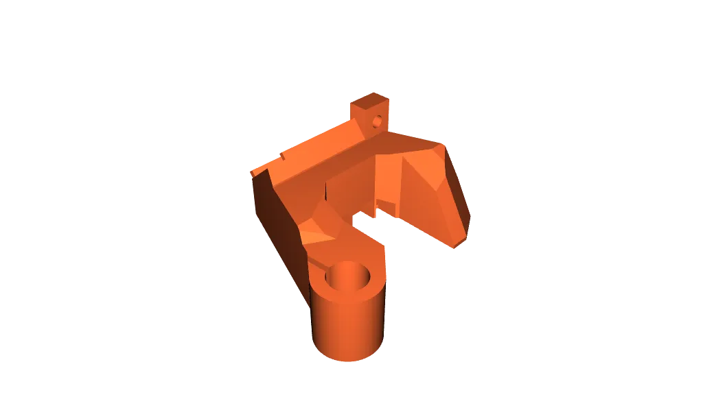 Prusa i3 Mk3 E3d volcano cooling nozzle for 45 degree cooling fan by ...